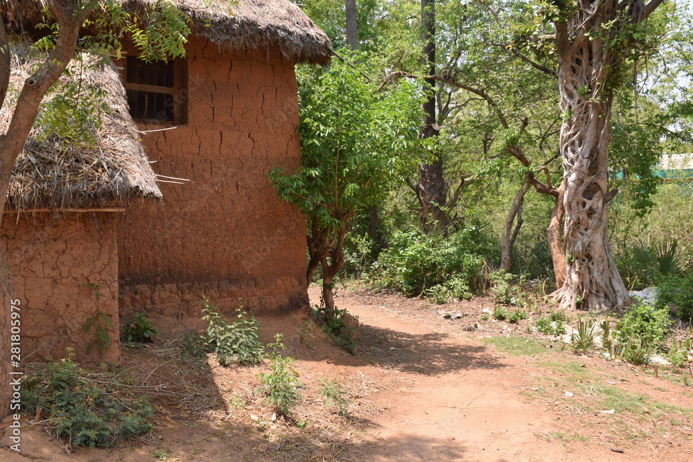 indian village house Stock Photo | Adobe Stock
