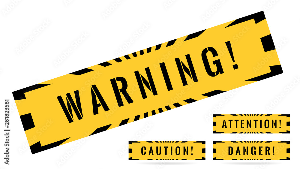 Warning Sign Background
