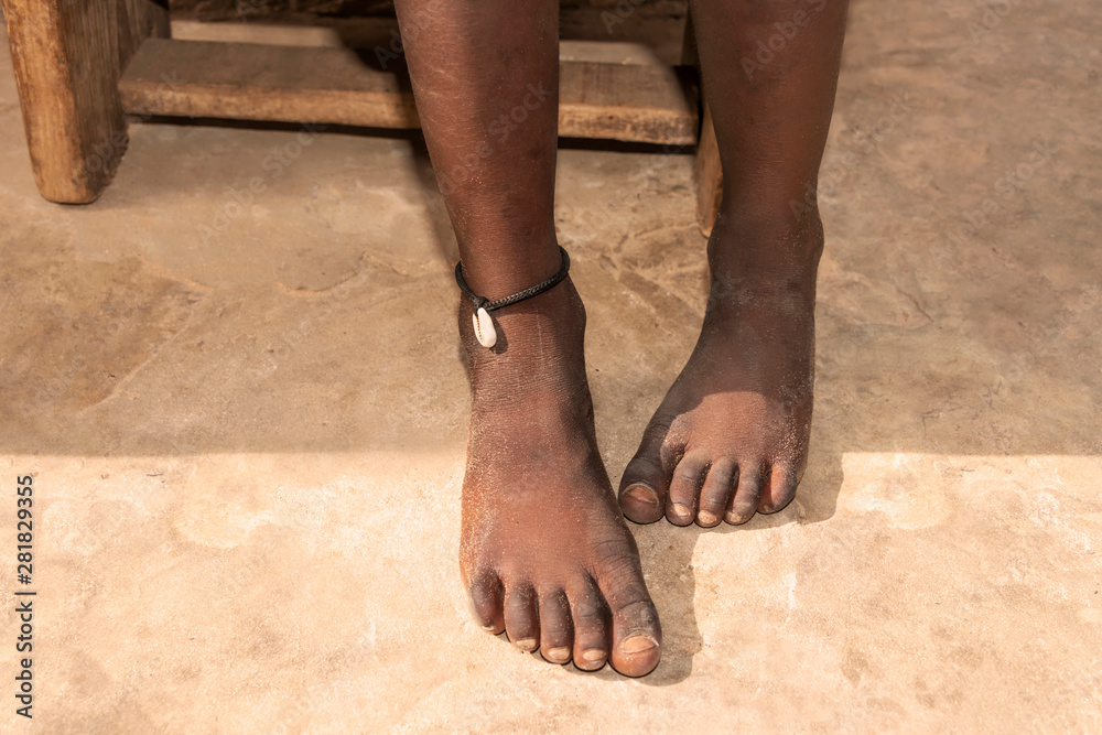 African People Feet