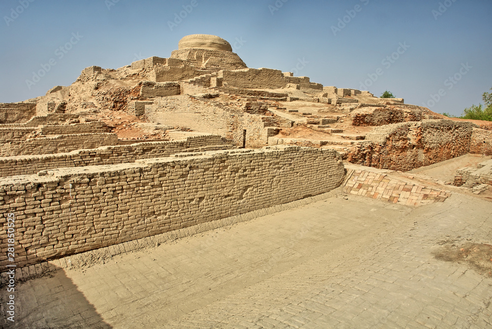Mohenjo-daro - an archaeological site in the province of Sindh ...