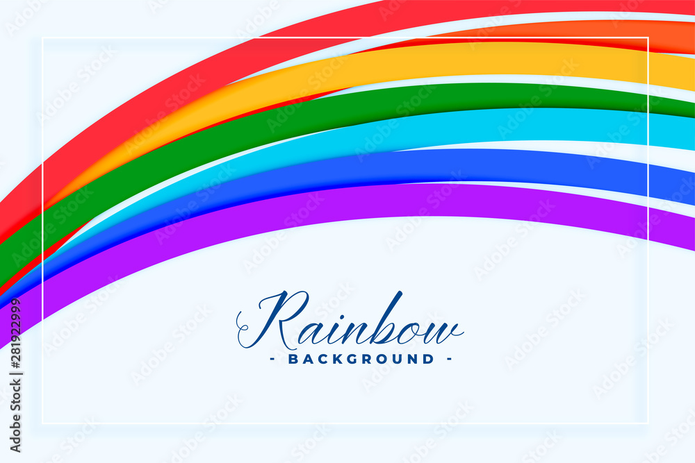 abstract colorful rainbow lines background Stock Vector | Adobe Stock