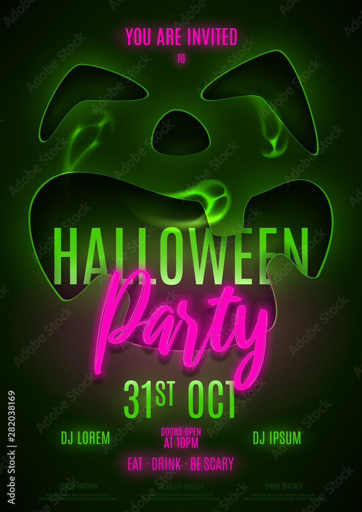 Halloween Party Flyer Template