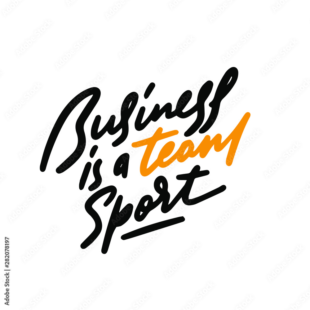 Team typography poster. Vector Typography Banner Design Concept Stock ...