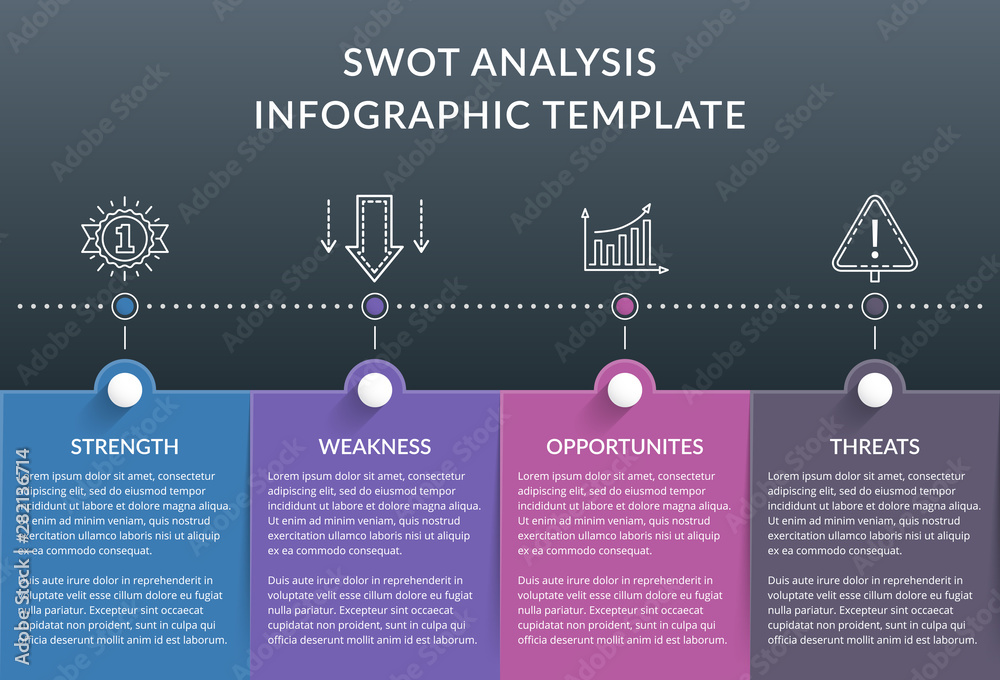 SWOT Analysis Diagram Stock Vector | Adobe Stock