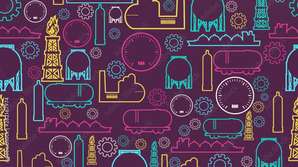 Energy and power concept. Natural gas industry. Introduction or ...