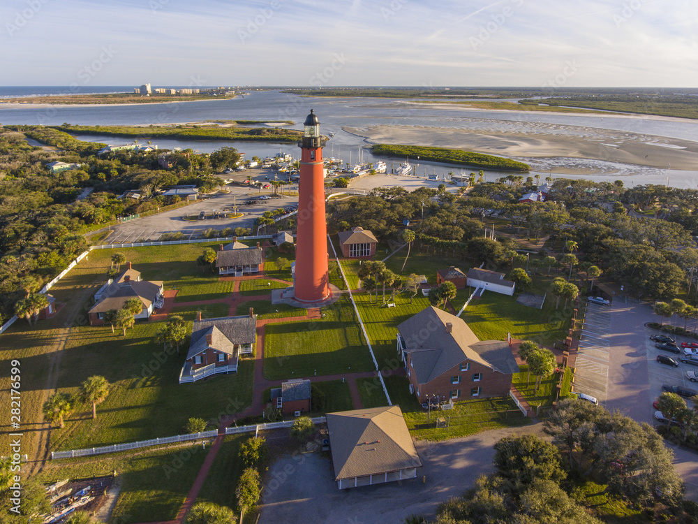 Ponce de Leon Inlet Lighthouse is a National Historic Landmark in town ...