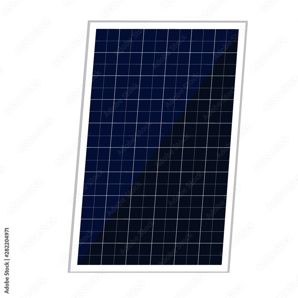 Solar panel vector design of sun energy modules, eco power batteries ...