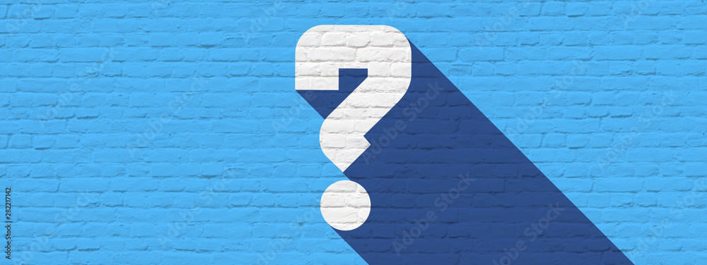 Poster Point d'interrogation – Muurposter | Europosters