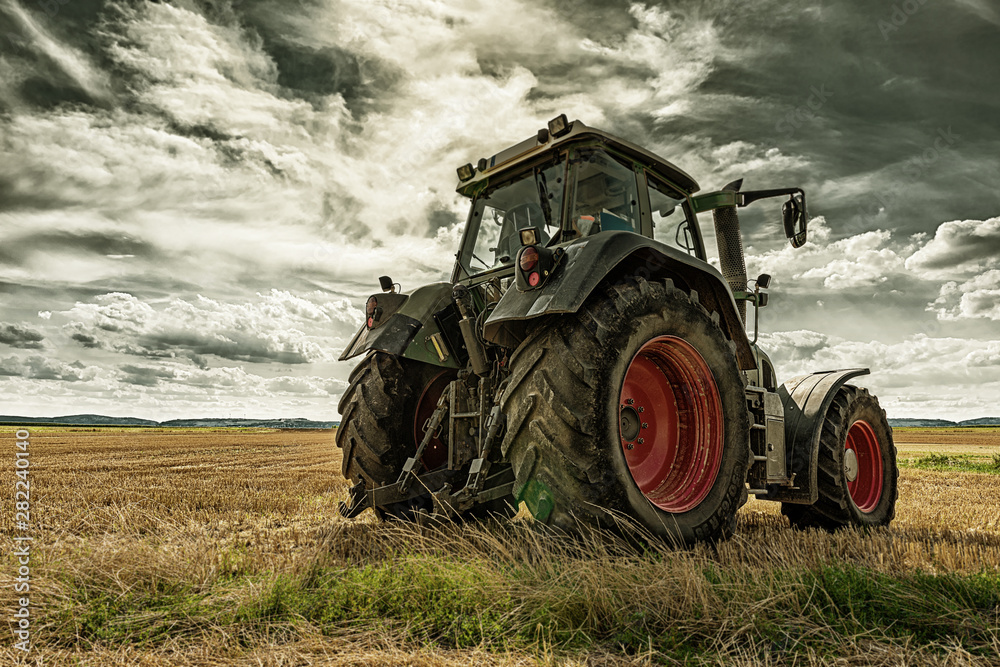 tractor closeup Stock Photo | Adobe Stock
