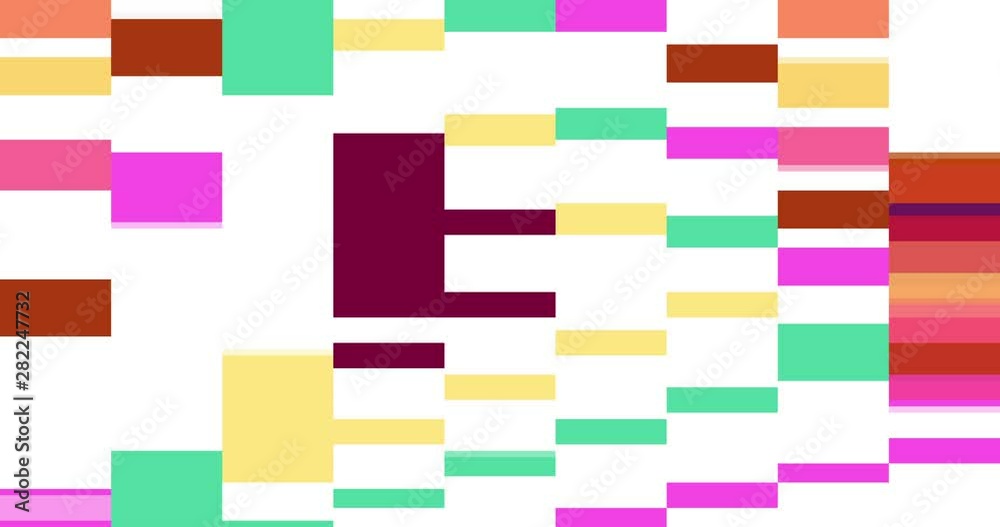 Abstract pixel pattern background composition with glitch and ...