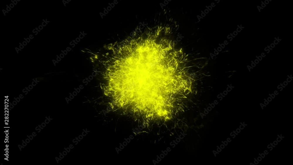 Vidéo Stock Energy explosion animation,cartoon energy animation ...
