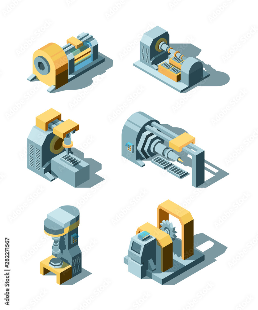 Heavy industry. Working factory line metal production engineering ...