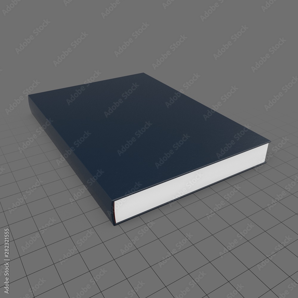 Closed book Stock 3D asset | Adobe Stock