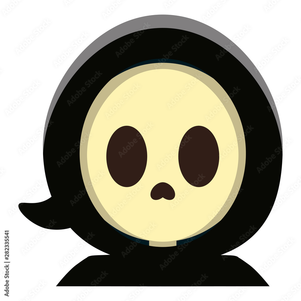 Vector cute death colorful isolated Stock Vector | Adobe Stock