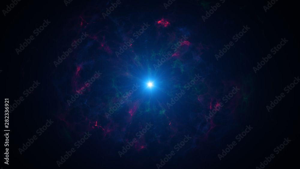 Colorful shock wave consisting particles. VFX elements, Graphic ...