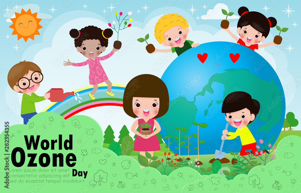 World Ozone Day, children love for the Earth and care for the ...
