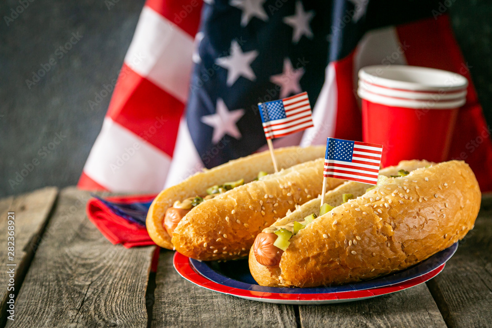 USA national holiday Labor Day, Memorial Day, Flag Day, 4th of July ...