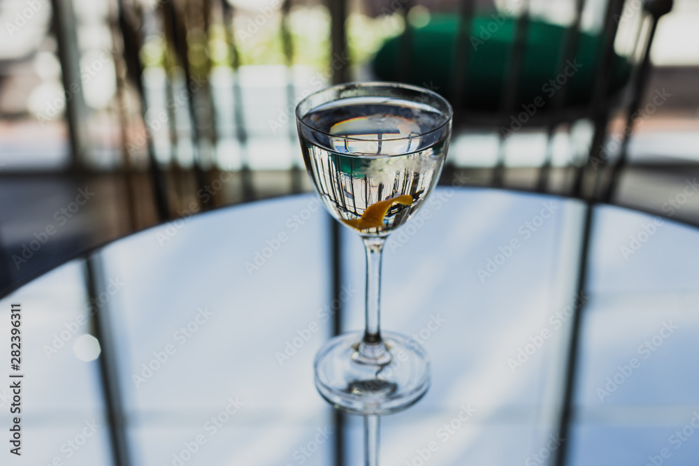 Glass Table Reflection