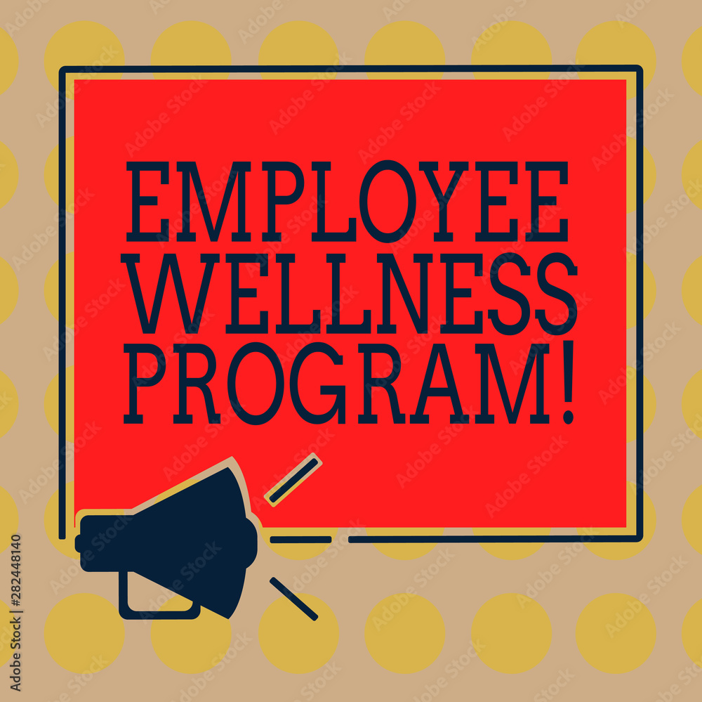 Word writing text Employee Wellness Program. Business concept for Help ...