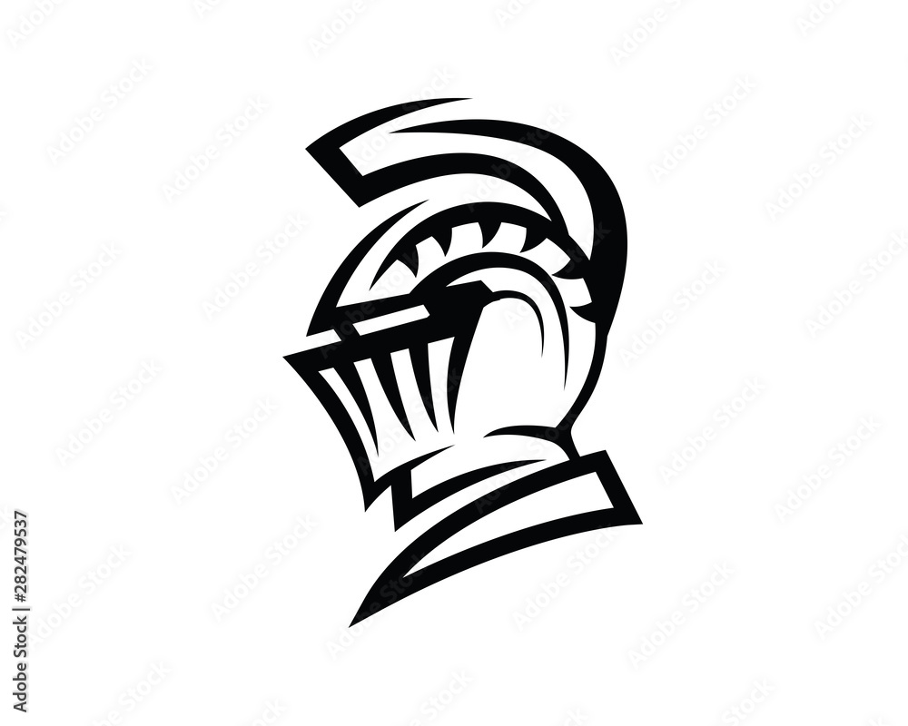 Knight Helmet Silhouette