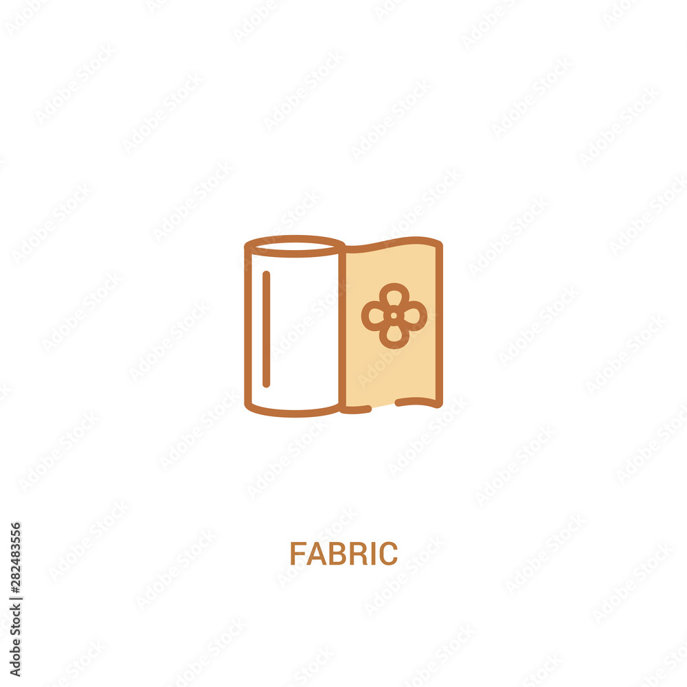 fabric concept 2 colored icon. simple line element illustration ...