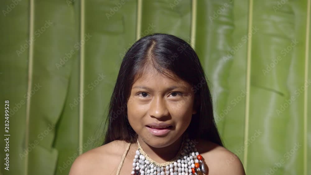 Facial Expression Of A Young Girl Showing Disgust After Sensing A Bad ...