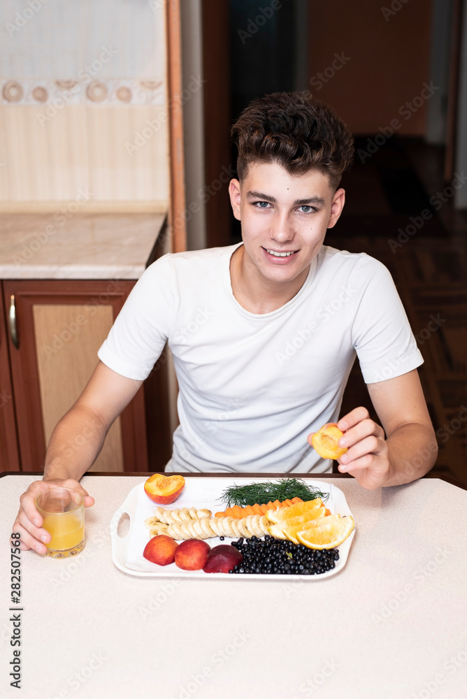 One Person Eating At Table
