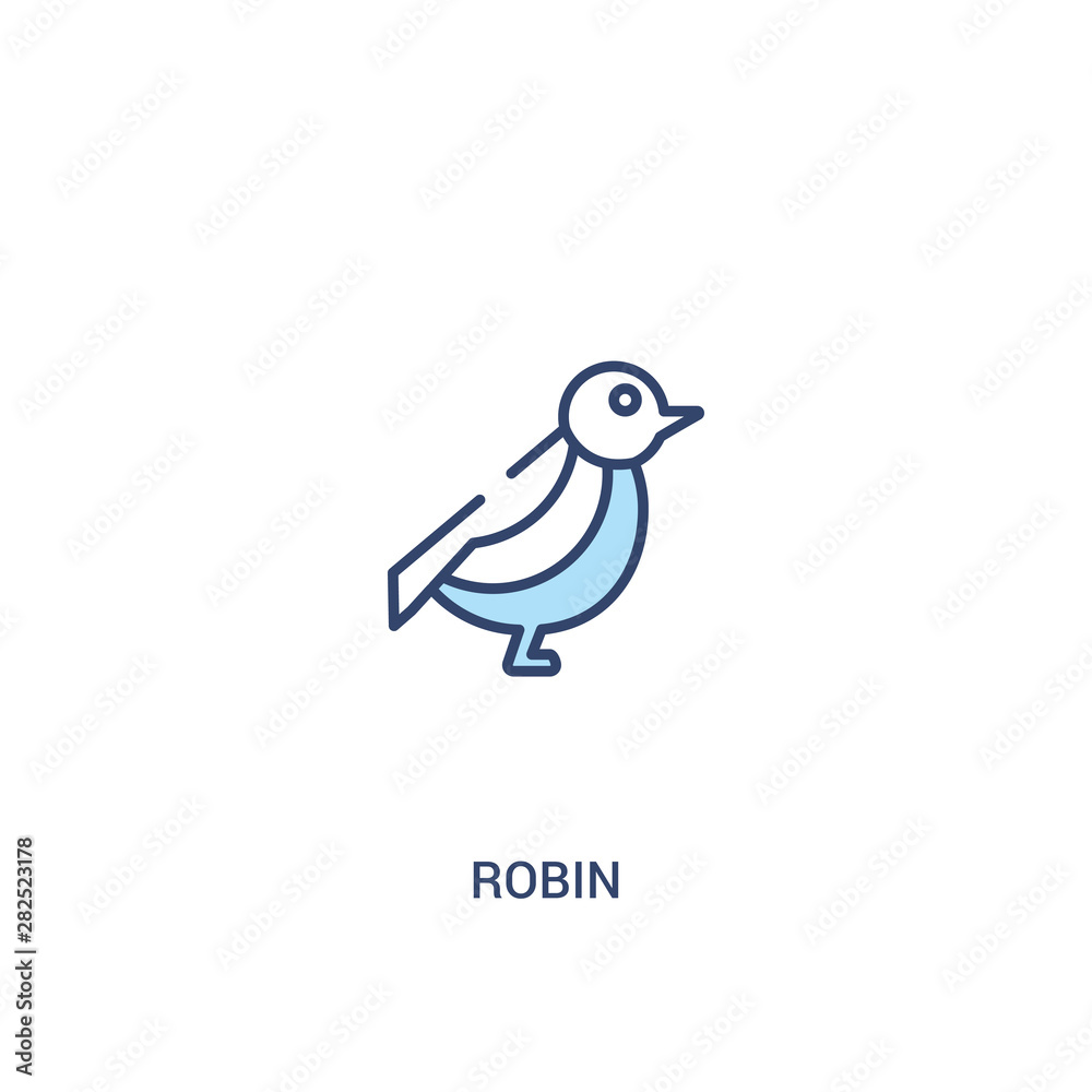 Robin Symbol Outline