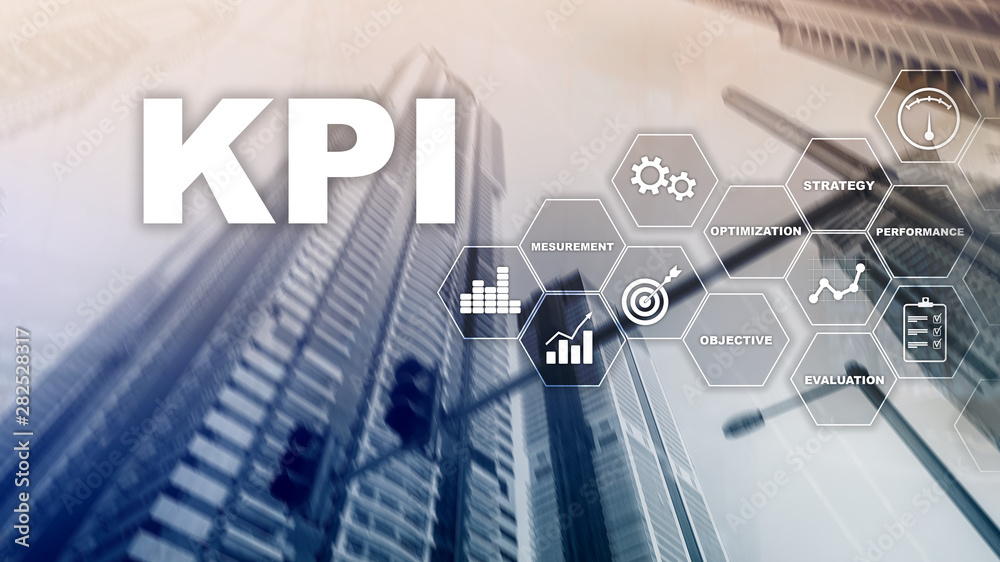 KPI - Key Performance Indicator. Business and technology concept ...