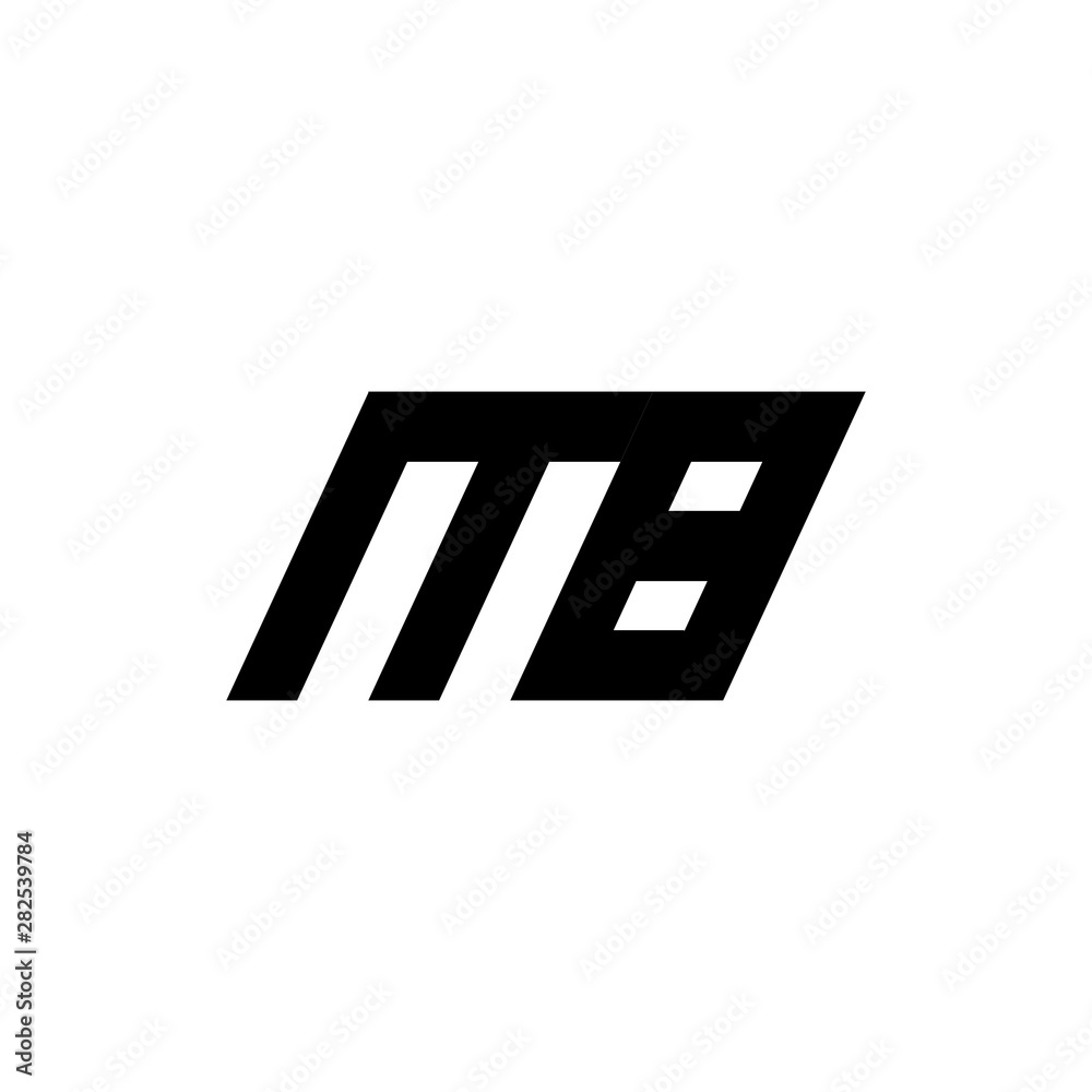 Letter M8 logo design vector Stock Vector | Adobe Stock