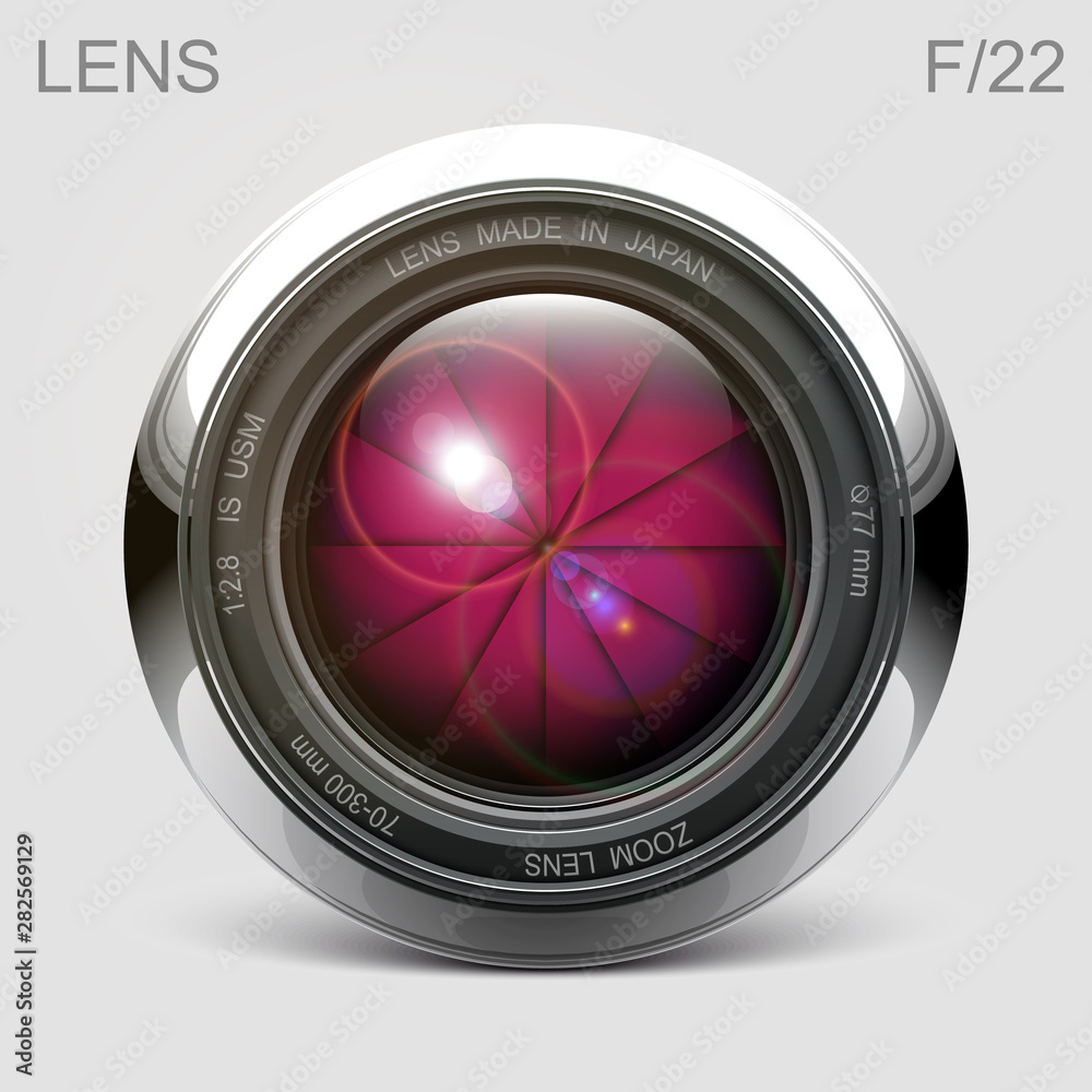set camera lens object-glass photography background illustration ...