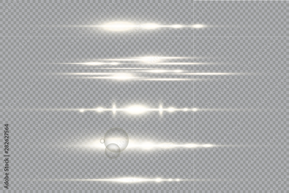 Abstract lines with glow light effect. Glow special light effect ...