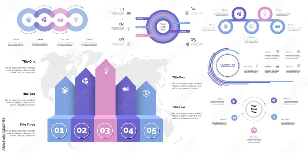 Creative business infographic design for management concept. Can be ...