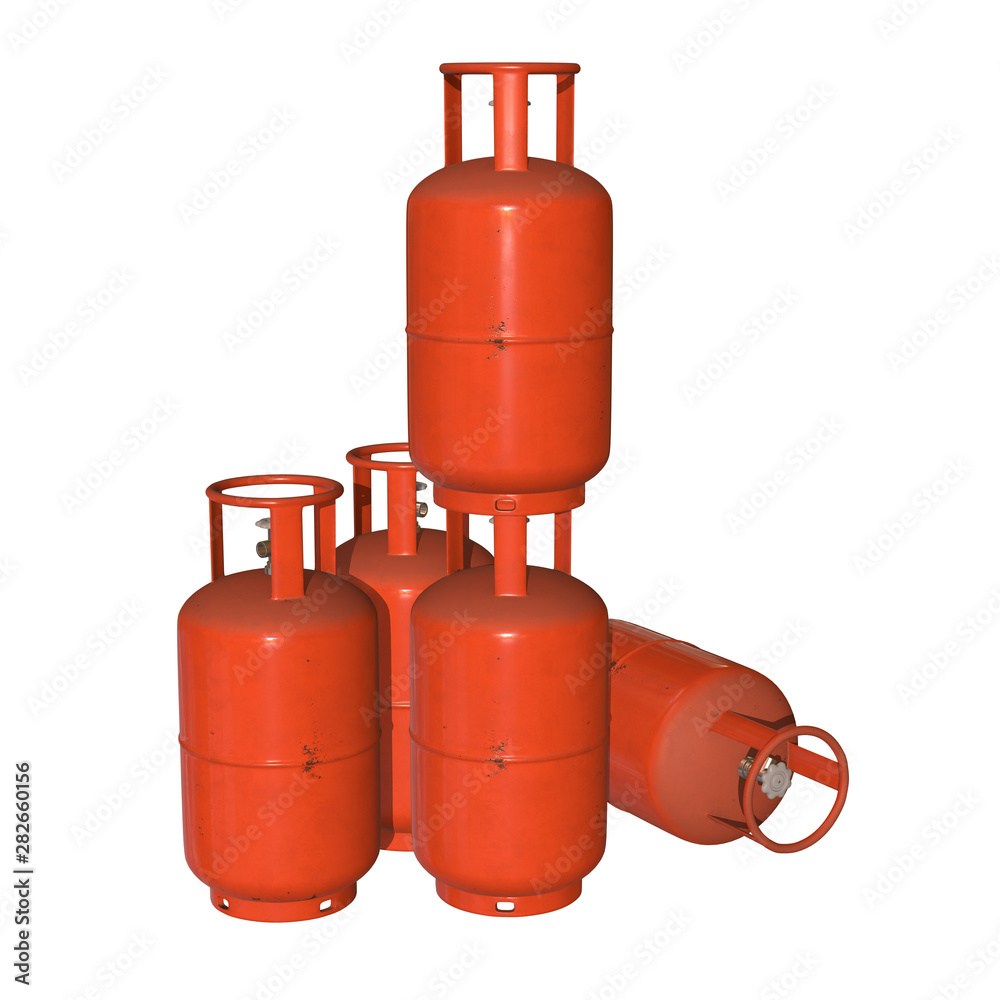 Gas cylinder lpg tank gas-bottle. Propane gas-cylinder balloon ...