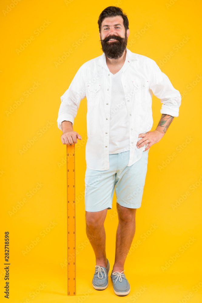 Measure. Geometry theorem. Actual size. School teacher. Small little ...