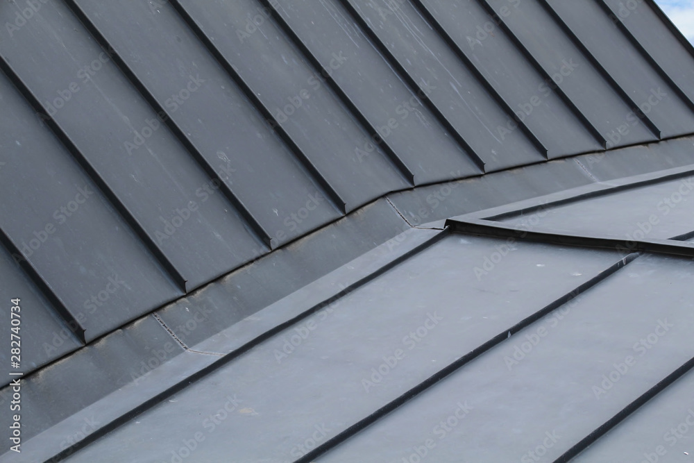 Zinkblechdach Stock Photo | Adobe Stock