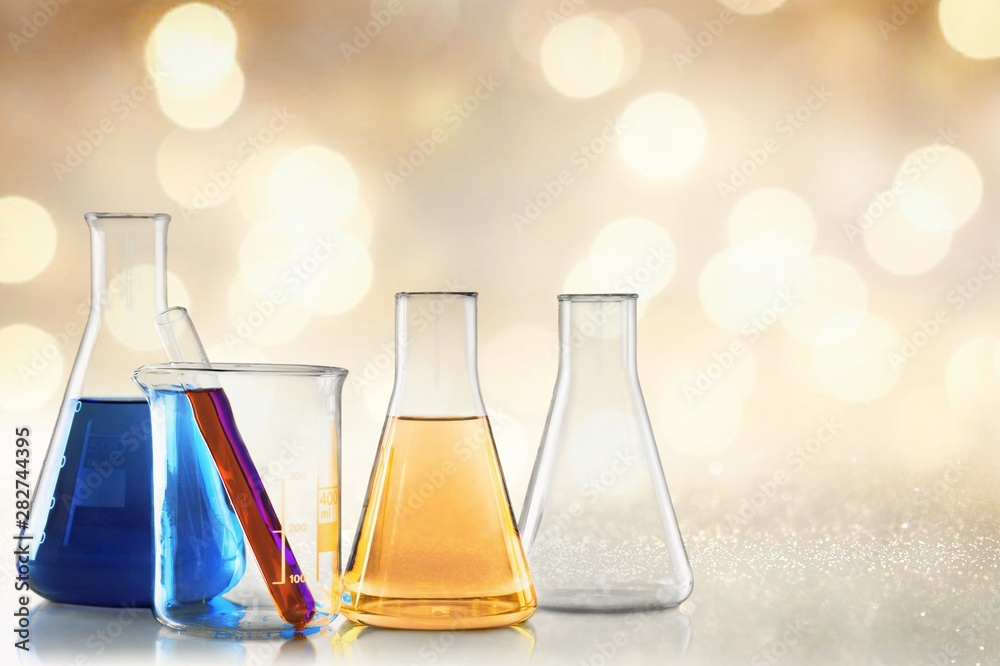 Chemical chemistry laboratory acid alkaline analysis background Stock ...