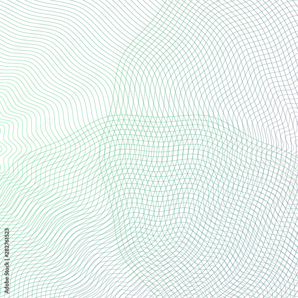 Guilloche background. Digital watermark for security papers ...