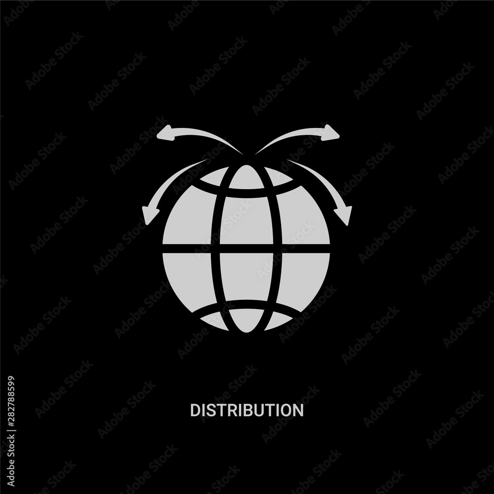 Distribution Icon Vector