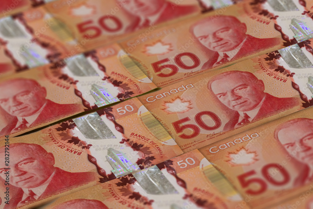 Canadian Money Background