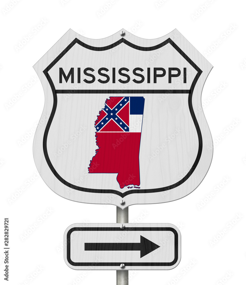 Mississippi State Highway Sign