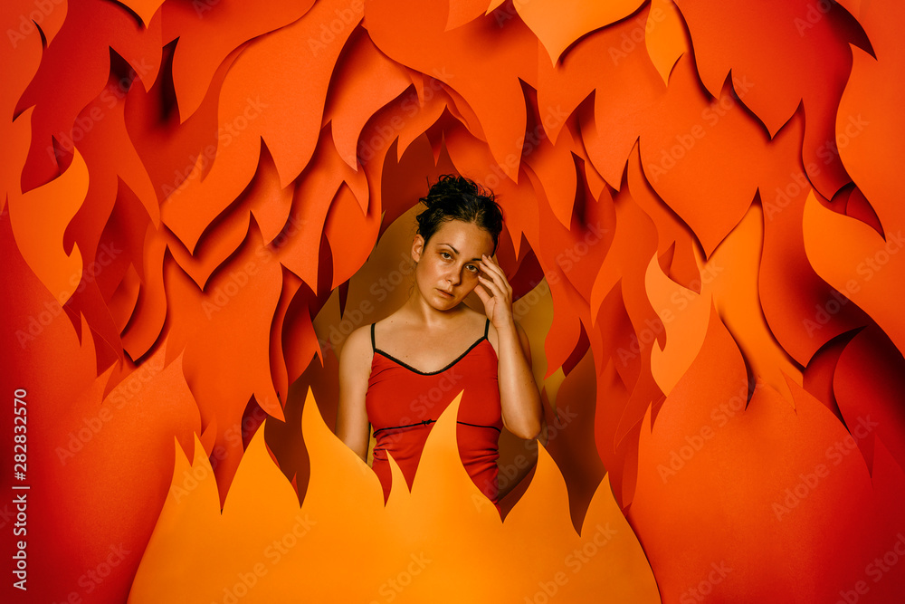 Hot Feeling Stock Photo | Adobe Stock