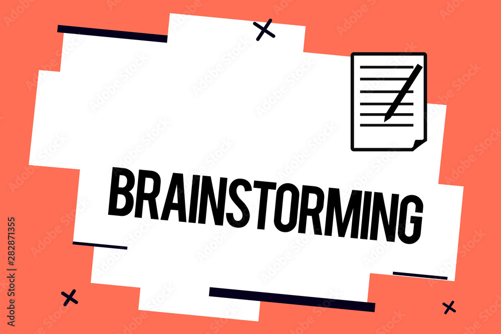 Brainstorming Writing Clipart