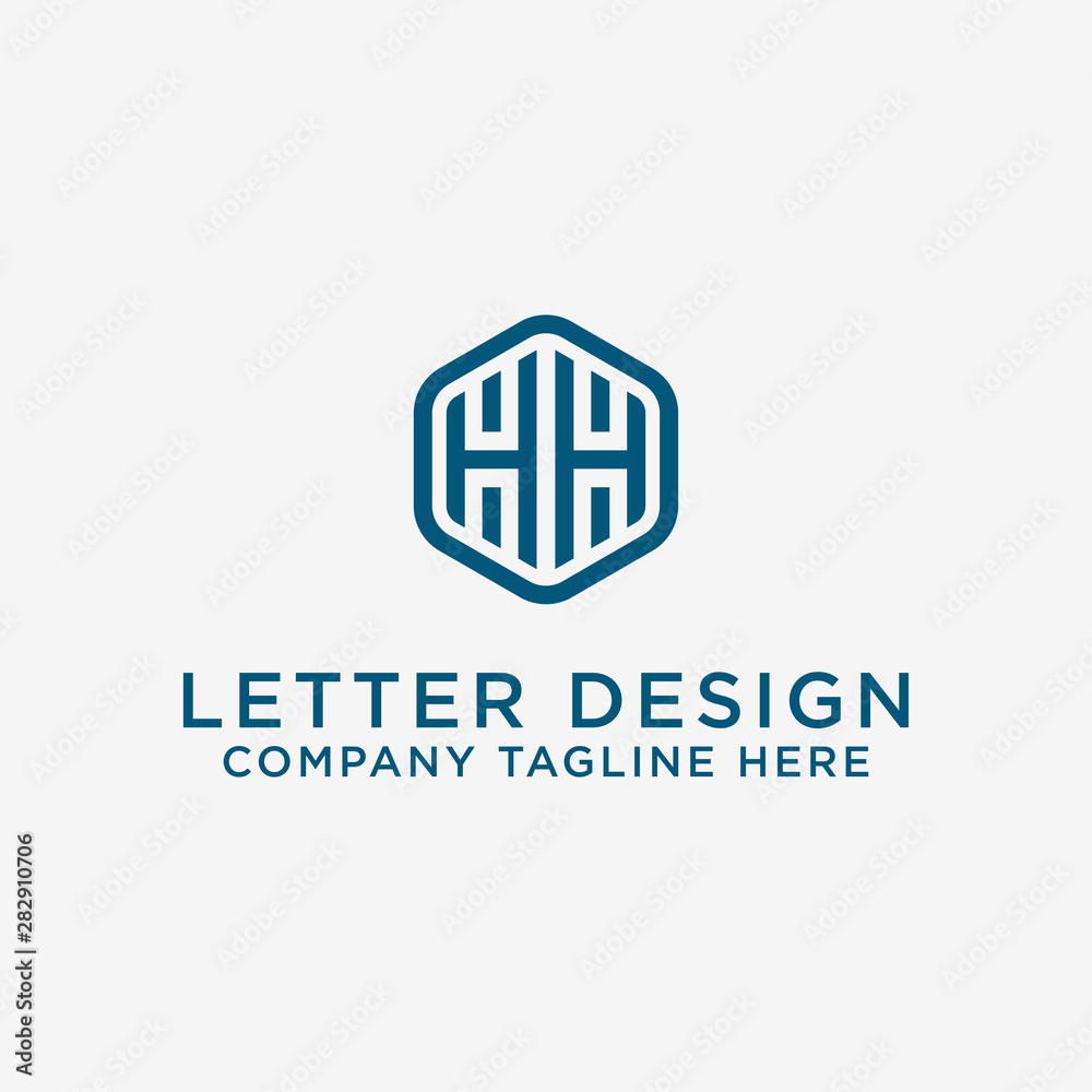 Inspiring company logo designs from the initial letters of the HH logo ...