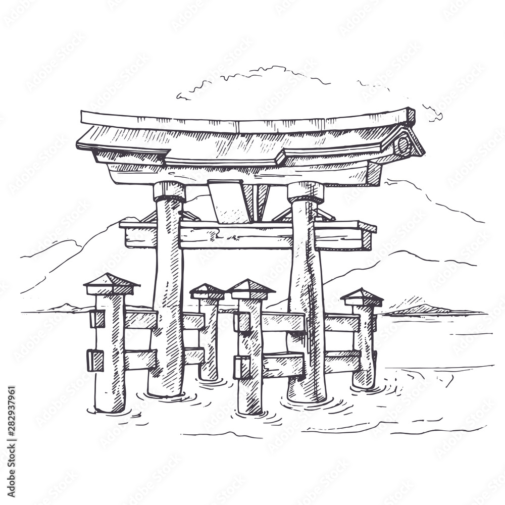 Torii Drawing