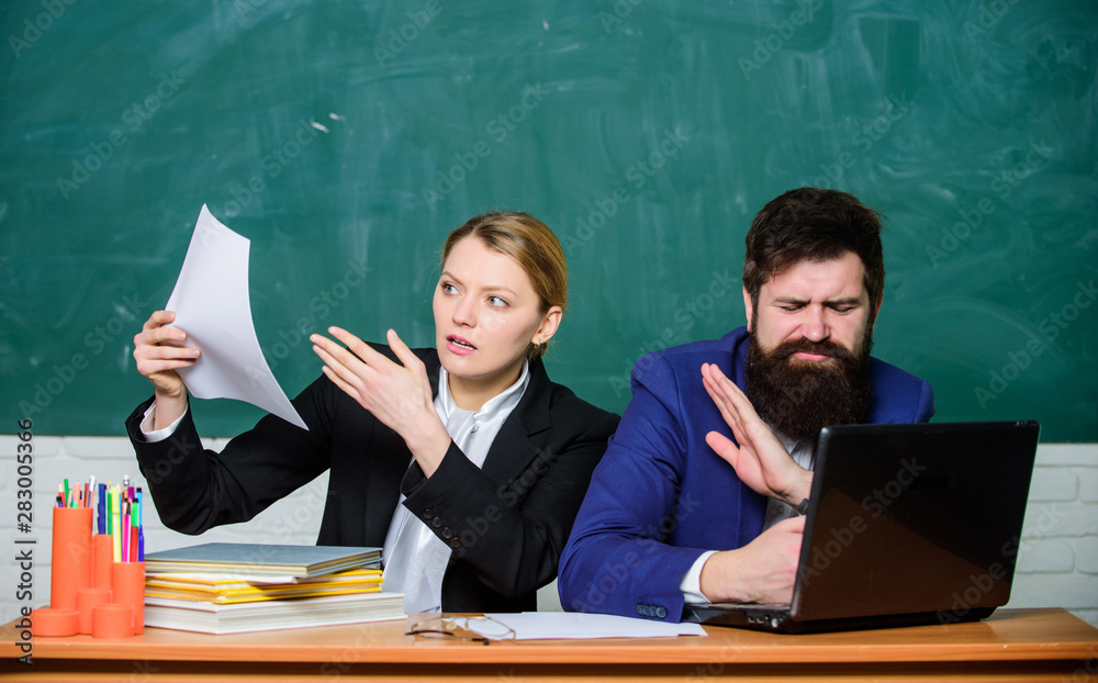 Prepare for school lesson. Annual report. Teacher and supervisor ...