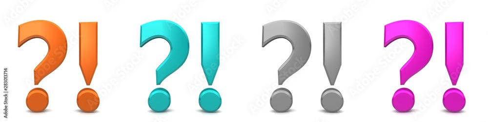 question and answer question mark exclamation point asking answering q ...