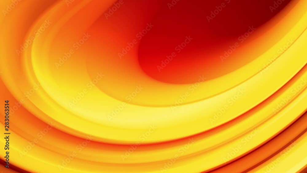 A red yellow gradient of a bright fire color changes slowly and ...