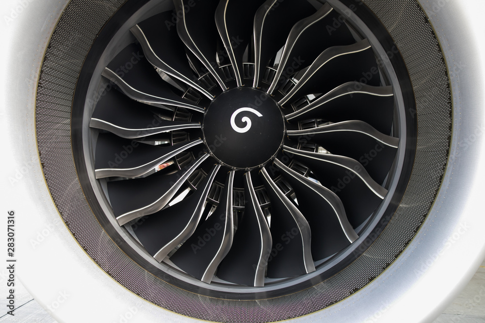 Foto de Airbus A320 NEO engine. Modern aircraft. CFM Leap-1A engine ...