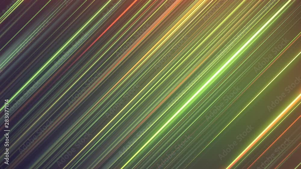 Vidéo Stock Looping pattern of move colored diagonal led lines. Trendy ...